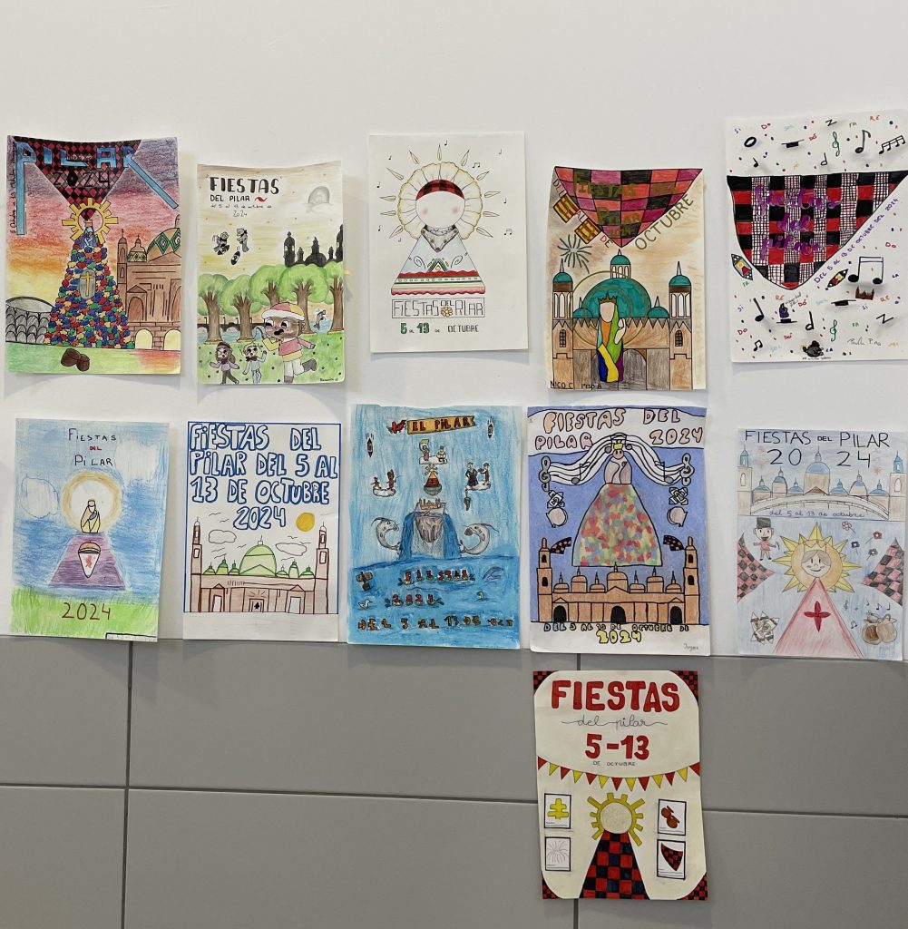 Carteles de las Fiestas del Pilar realizados por alumnado de 1º E.S.O ...