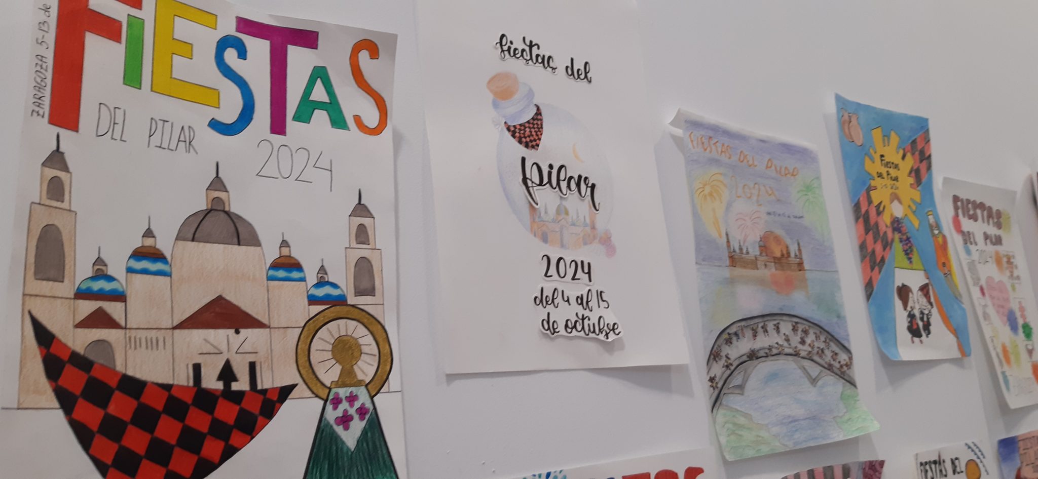Carteles de las Fiestas del Pilar realizados por alumnado de 1º E.S.O ...